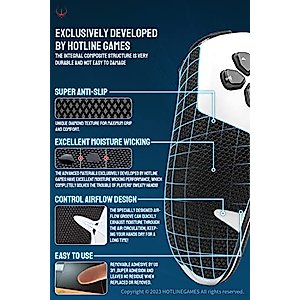 Hotline Games 2.0 Plus Controller Grip Compatible with PS5 Dualsense Edge Controller Controllers Grips Tape, Anti-Slip, Sweat-Absorbent, Easy to Apply (for Handle Grips+Buttons+Triggers)