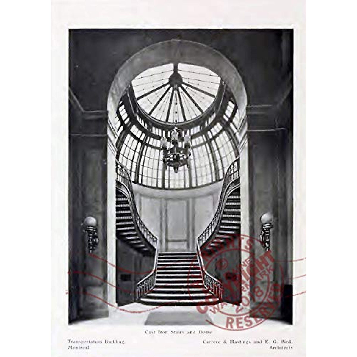 Architectural Bronze and Iron Works, Toronto (Canada) Bulletin 2000, December 1913 by Canadian Allis-Chalmers Limited, Toronto (REPLICA Trade Samples Catalog, Archtiect's metal designs, Building Ornament, facads, casings, doors, porticos, windows, etc, of