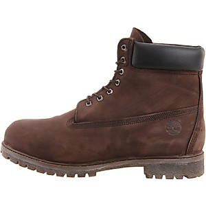 Timberland Men's 6 inch Premium Waterproof Boot, Dark Chocolate, 9