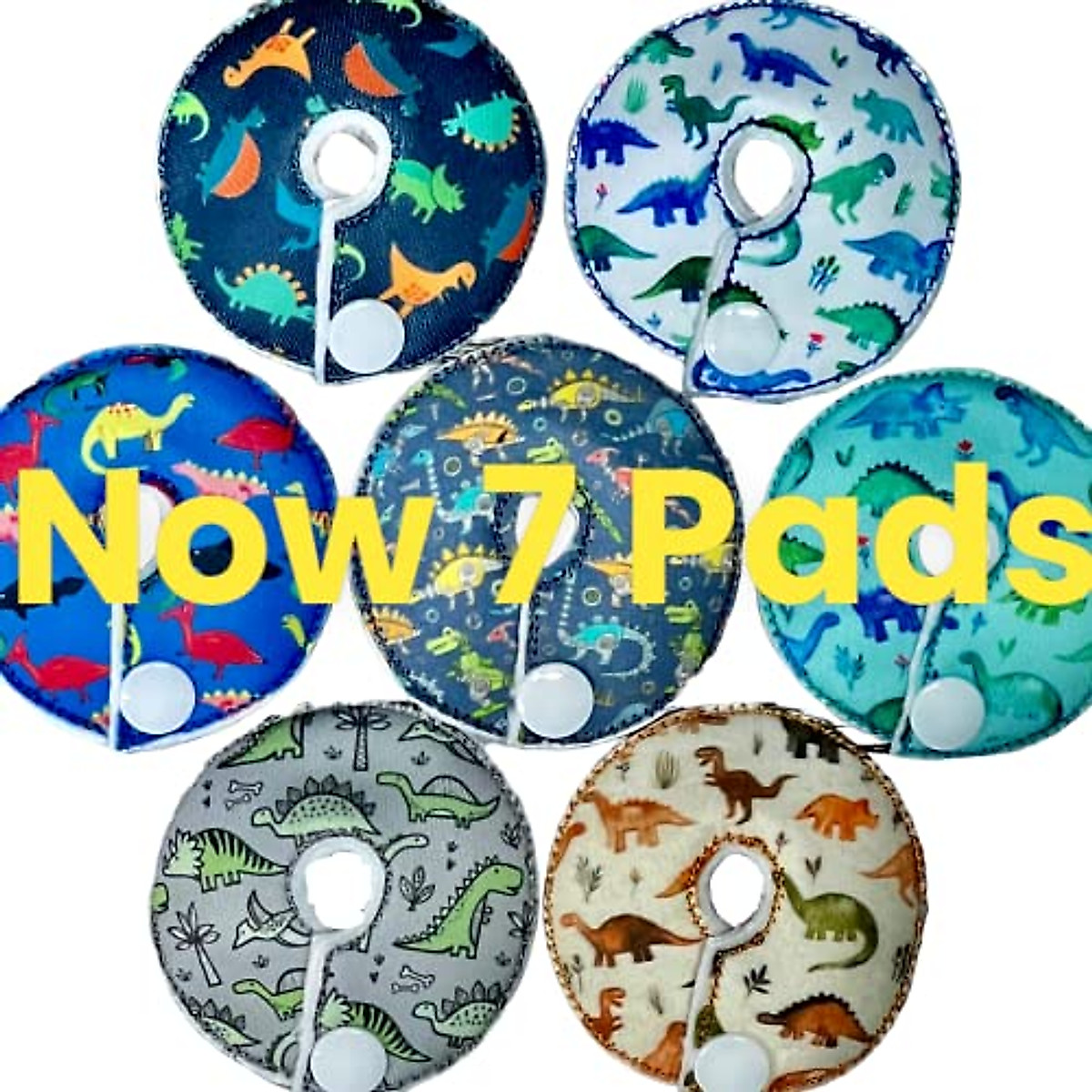 Cutie Button Pads G/j Tube Pad 5 Pack (Dinos)