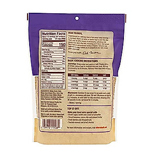 Bob's Red Mill Gluten Free 8 Grain Hot Cereal, 25 OZ (Pack of 4)