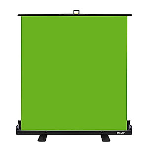 Upgrate EMART Green Screen, 61 x 72in Collapsible Chroma Key Panel for Background Removal, Portable Retractable Wrinkle Resistant Chromakey Green Backdrop with Auto-Locking Frame, Aluminum Hard Case