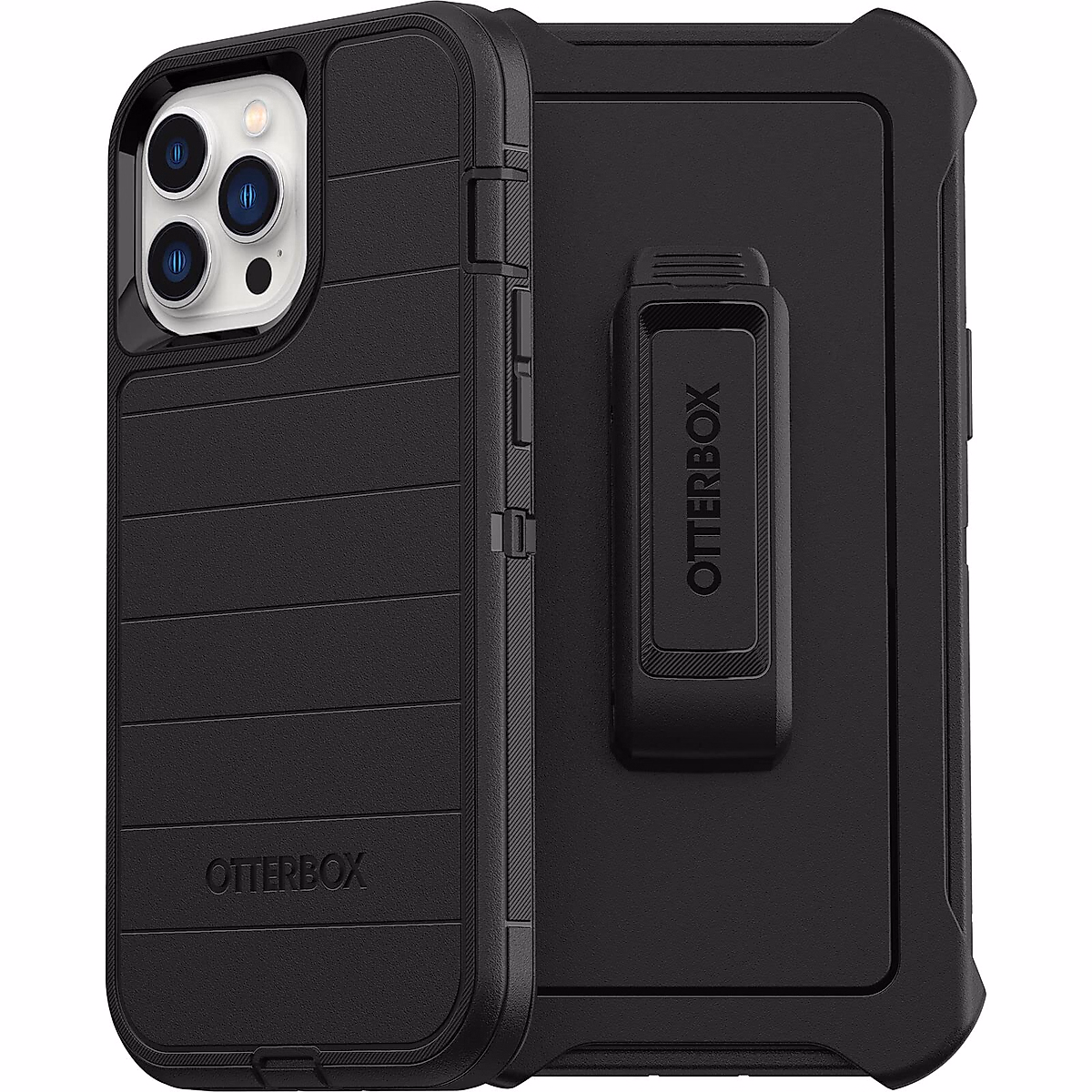 OtterBox Defender Series Case for Apple iPhone 13 Pro Max - Non-Retail Packaging (Black)