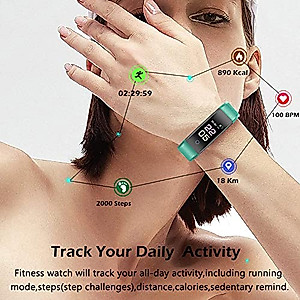 HLIXOZIY Smart Watches Fitness Trackers for Women Men, Activity Trackers with Heart Rate Blood Pressure Sleep Monitor, IP67 Waterproof Fitness Watch with Calorie Step Counter for iPhone Android Phone