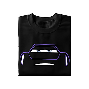 Car Faces Outline T-Shirt Funny Big Face Family Matching Shirt McQueen Custom Birthday Shirts Adventure Vacation Matching Cousins Cars Shirt