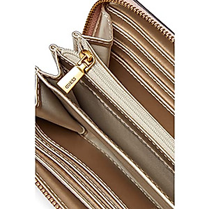 GUESS Laurel Large Zip Around Wallet, Pale Rose Logo