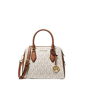 Michael Kors Ayden Medium Logo And Faux Leather Satchel