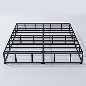 ALDRICH Queen Box Springs 9 Inch Heavy Duty Metal Box Spring Mattress Foundation 3000lbs Max Weight Capacity/Non-Slip/No Noise/Easy Assembly/Easy Clean Cover