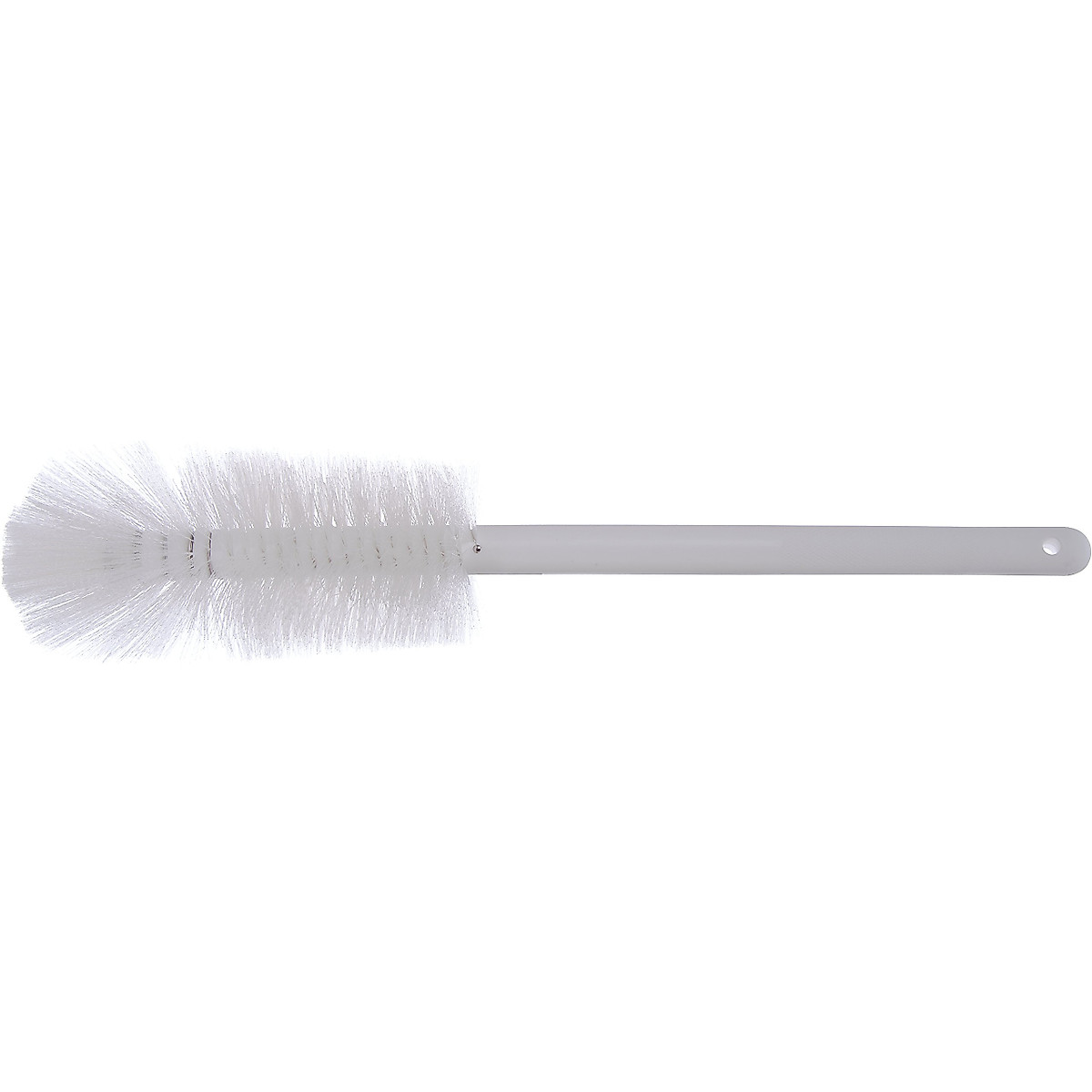 SPARTA 4046702 Plastic Bottle Brush, Decanter Brush, Kitchen Brush With Soft Polyester Bristles For Cleaning, 16 Inches, White