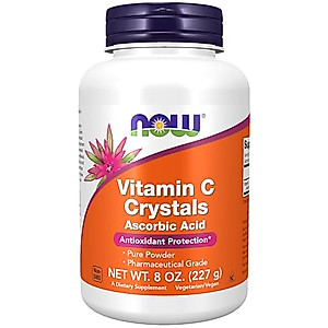 NOW Supplements, Vitamin C Crystals (Ascorbic Acid) Powder , Antioxidant Protection*, 8-Ounce