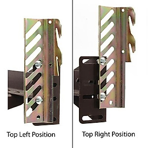 Bed Claw #69 Down Hook Bolt-On to Hook-On Conversion Bracket for Headboard or Footboard Attachment