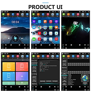 9.7 inch Android Car Stereo Radio for 2012 2013 2014 2015 2016 2017 2018 Ford Focus, Podofo Vertical HD IPS Touch Screen Bluetooth Radio with Mirror Link GPS Navigation Wifi FM Radio Backup Camera Mic