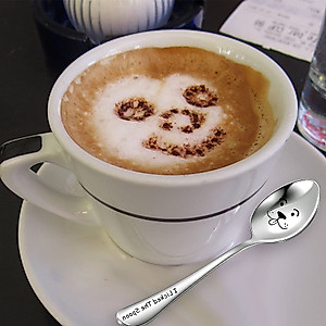 Dog Lover Gifts Engraved Spoon Gift I Licked The Spoon Coffee Spoon Gift Stainless Steel (Licked The Spoon)