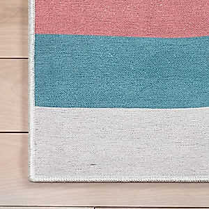 Well Woven Kaleidoscope Rainbow Multicolor 6' x 9' Apollo Kids Collection