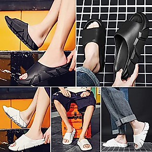 Cosofme Cloud Slides For Women & Men - Super Soft Cushioned Thick Sole EVA Pillow Slides - Quick Drying Non-Slip Indoor & Outdoor Slippers