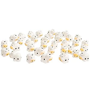Aydinids 35 Pcs Mini Cow Figurines Resin Cow Miniature Animals Figurines Fairy Garden Miniature Moss Landscape DIY Crafts