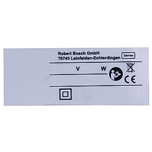 Bosch Parts 1601106035 Label