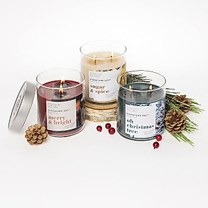 Signature Soy Lidded Merry & Bright Scented Candle, Large Jar