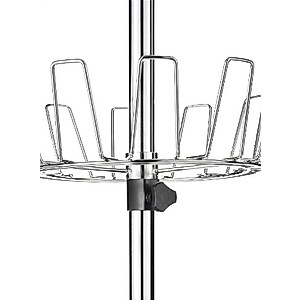 Whitmor 6 Tier Floor-To-Ceiling Shoe Spinner - Adjustable with Basket