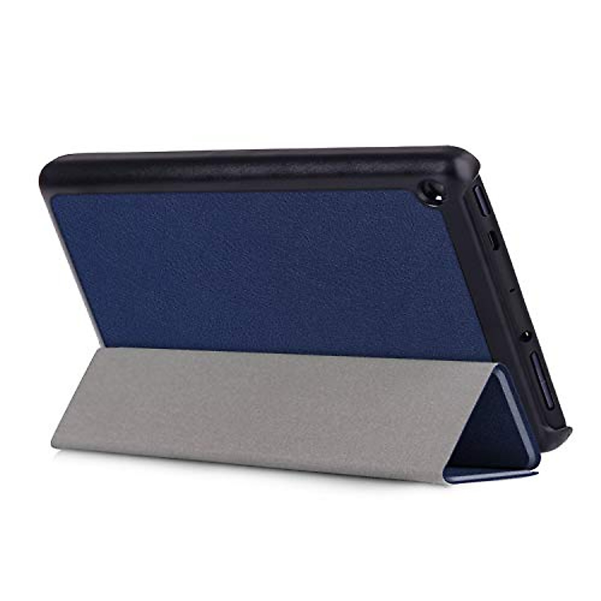 Asng All-New Fire 7 2019 Case, Slim Lightweight Tri-fold Stand Cover for Fire 7 2019 (9th Gen, 2019 Release) (Drak Blue)