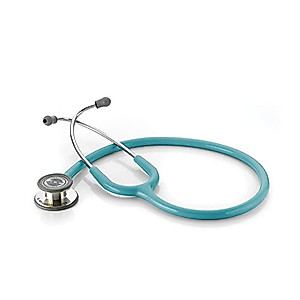 ADC - 608TQ Adscope 608 Premium Convertible Clinician Stethoscope with Tunable AFD Technology, For Adult and Pediatric Patients,, Turquoise