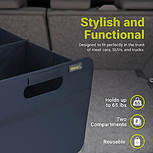 meori A100114 Foldable Classic Large, Marine Blue, Collapsible Box To Organize, Store and Carry Anything and Everything, 1-Pack