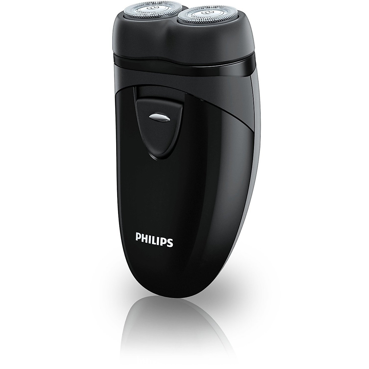 Norelco Travel Men's Shaver with Close-Cut Technology and Independent Floating Heads, Self-Sharpening Blades, 2 x AA Batteries Included by Philips