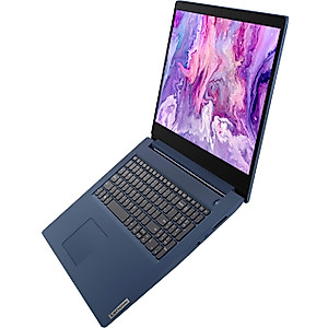 Lenovo 2023 IdeaPad 3 17.3" HD+ Laptop PC Intel 11th 2-Core i3-1115G4 36GB RAM DDR4 1TB M.2 NVMe SSD Iris Xe Graphics USB-C HDMI WiFi AX BT Webcam Card Reader Blue Windows 11 Pro w/RE Accessories