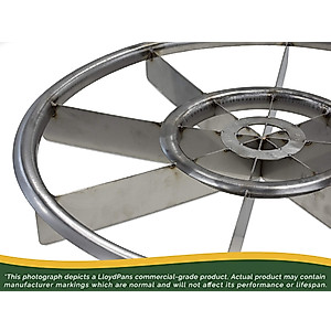 LloydPans 16 inch 8-Slice Pizza Cutter The Equalizer Multi-Blade Rocker Knife *Made for commercial use not intended for home use *