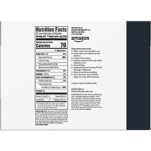 Amazon Brand - Happy Belly Light Roast Cappuccino Coffee Pods, Hazelnut Flavored, Compatible with K-Cup Brewers, 24 Count