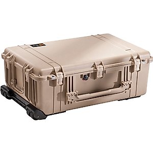 Pelican 1650 Camera Case With Foam, Desert Tan