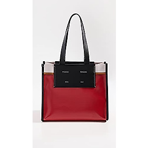 Proenza Schouler White Label Women's Large Morris Tote, Crimson, One Size