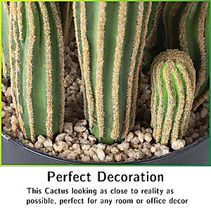 AntHousePlant Artificial Cactus Fake Big Cactus 24 Inch Faux Cacti Plants for Home Garden Office Store Decoration