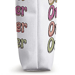 Just One More Chapter Bookworm Book Lover Nerd Reading Gift Tote Bag