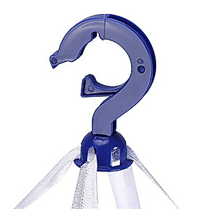 Alvinlite Mesh Hanging Dryer Rack, Foldable Clothes Laundry Hanging Net Single Layer Sweater Drying Rack for Home Use