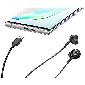 ZAMZAM PRO Stereo Headphones Compatible with Oppo Reno2 Hands-Free Built-in Microphone Buttons + Crisp Digital Titanium Clear Audio! (USB-C/PD)