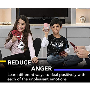 Behind the Anger Therapy Kit - Anger Management for Kids | Play Therapy Games for Teens and Kids | Emotional Regulation for Kids | CBT Counseling Games for Anger Control | Designed for Professionals