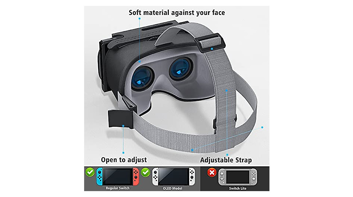 Switch VR Headset for Nintendo Switch & OLED - Enhanced Gaming