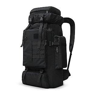 CLINFISH 70L Camping Backpack Hiking Backpack Lightweight Large Packable Bag Waterproof Backpack Travel Outdoor Hiking Daypacks