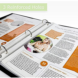 150 Sheet Protectors, 8.5 X 11 Inch Clear Page Protectors for 3 Ring Binder, Plastic Sheet Sleeves Protectors, Durable Top Loading Paper Protector with Reinforced Holes, Archival Safe