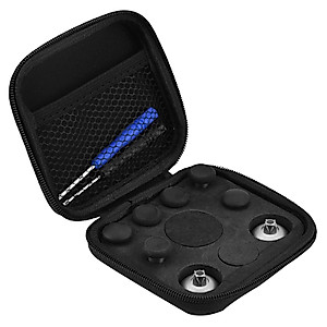 Mini Joystick Button, Canvas Cloth Case High Accuracy 3 Pairs Thumb Stick for Game Console Replacement for Replacement for