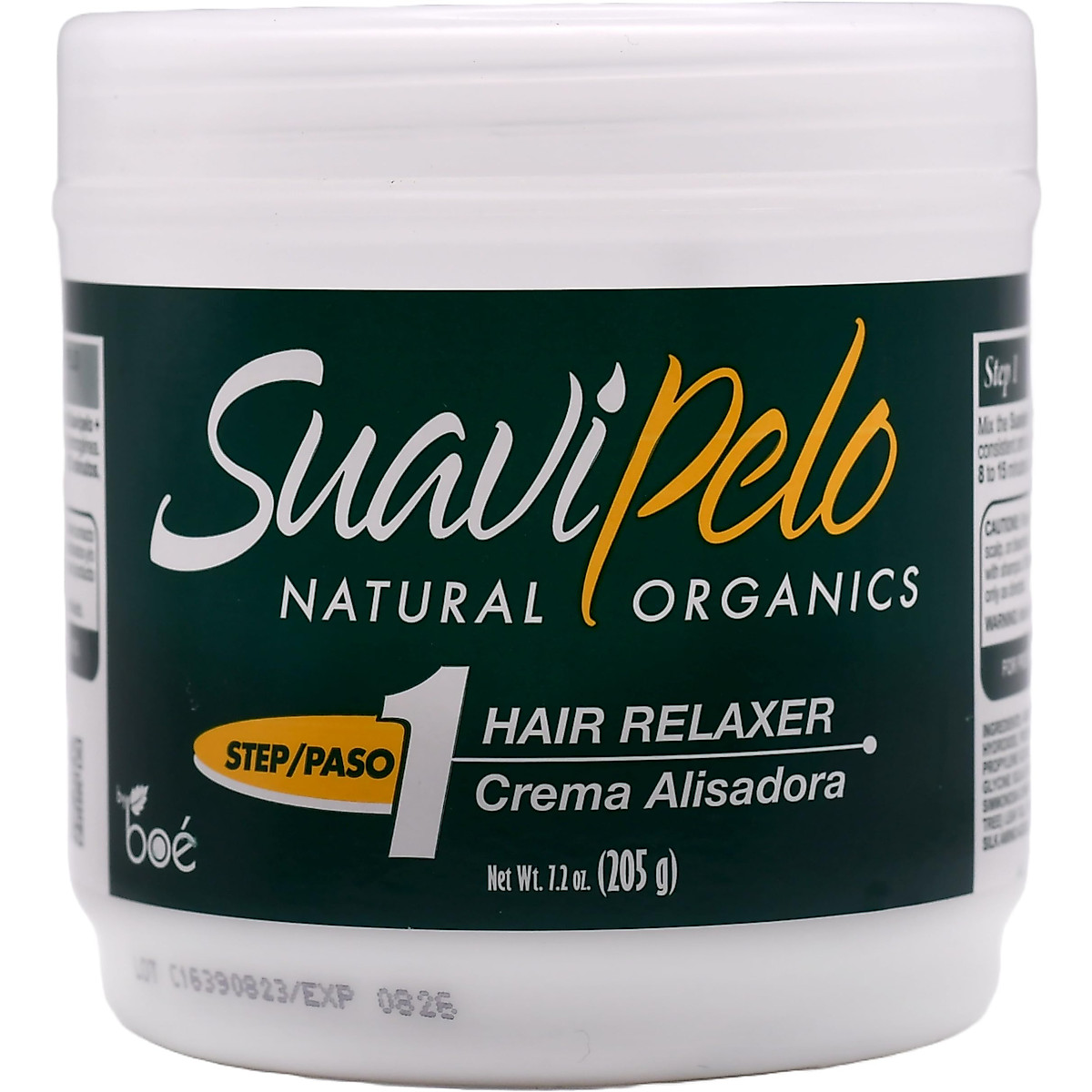 Suavipelo Natural Organics Hair Relaxer - No Lye (1 application Kit)