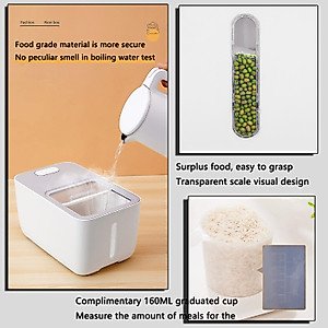 Rice Container, 22lbs Rice Storage Container, Slide Lid Rice Container, Cereal and Pantry Storage containers, Storage containers for a Pantry, Dry Food Storage containers
