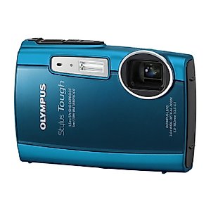 Olympus Stylus Tough 3000 12 MP Digital Camera with 3.6x Wide Angle Zoom and 2.7-inch LCD (Blue) (Old Model)