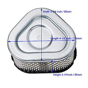 HIFROM 12 083 10-S Air Filter Pre Filter Spark Plug Fuel Filter Replacement for Kohler and Pre Filter 12 083 10-S Command Pro CV11-CV16 CV460-CV493 Lawn Mower