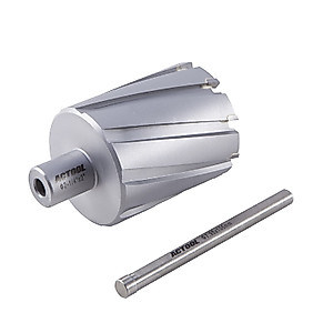 ACTOOL 2-1/4'' Diameter x 2'' Depth of Cut Carbide Tipped TCT ANNULAR Cutter with 3/4'' Weldon Shank