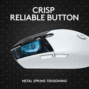 Logitech G305 K/DA Lightspeed Wireless Gaming Mouse, Mint, 99g, 12000 DPI, 6 Programmable Buttons, 250h Battery Life, On-Board Memory, Compatible with PC/Mac