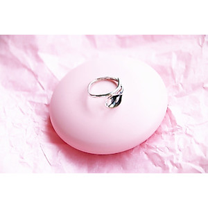 Helen de Lete Vintage 3D Calla Flower 925 Sterling Silver Ring For Women