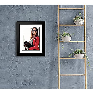 ArtDirect Custom Framed 12x14 Modern Black Wood Frame with Your Photo or Art - Upload Any Image and We Will Print and Frame it For You