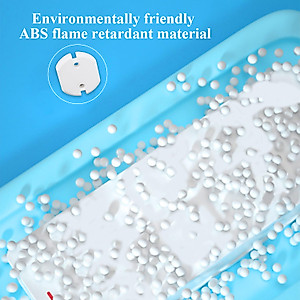 Fielect Outlet Plugs Covers Childproof EU Plug Protectors Electric Socket Cover Electrical Protector 2-Hole White 10Pcs